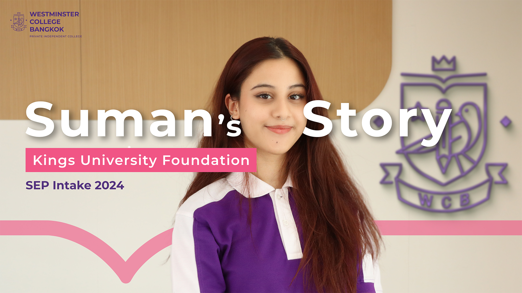 Our Kings University Foundation student stories - Suman